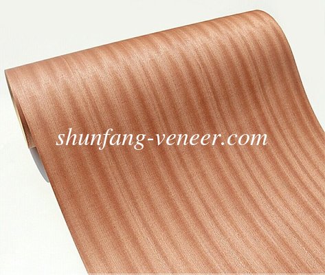 Sapele Paper Backed Veneer | Paper Backing Sapele Wood Veneer Sheet supplier
