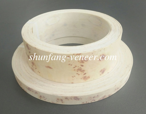 Mappa Burl Wood Veneer Edgebanding Mappa Burl Edge Banding Veneer for Furniture Door Cabinet & Plywood supplier