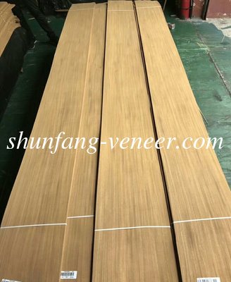 Afrormosia Veneer African Teak Natural Wood Veneers for Furniture Doors Plywood and Interior Decor supplier