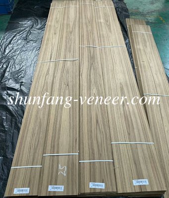 Burma Teak Decorative Natural Veneers Crown Teak Veneer Myanmar Teak Natural Wood Veneer Teak Fancy Veneer supplier