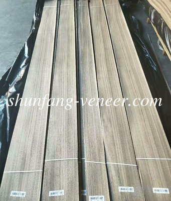Quarter Walnut Veneer Rift Walnut Veneer American Walnut Natural Wood Veneers for Furniture Wooden Doors Veneered Panel supplier