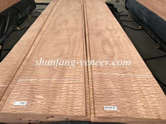 Sapele Pommele Wood Veneer Sapeli Pommele Decorative Veneers for Fine Furniture Wooden Doors Veneered Boards supplier