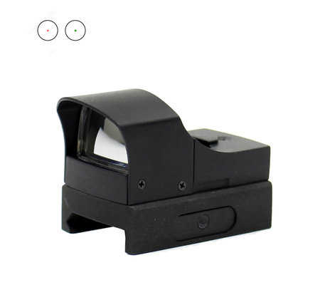 Waterproof AR Optic Scope Red Dot Reflex Sight 20mm Weaver Rail Mount