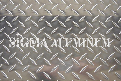 Aluminum Bright Diamond Tread Plate