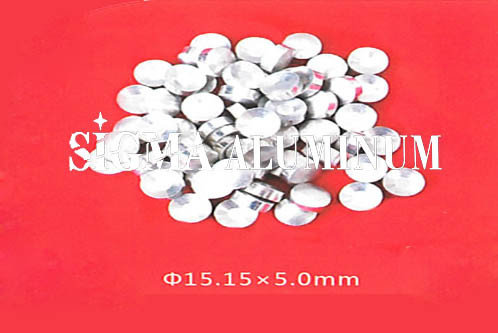 aluminum slugs for cosmetic packing