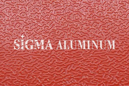 Worm Pattern Embossed Aluminum