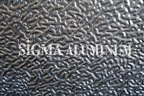 Worm Pattern Embossed Aluminum
