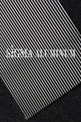 Vertical Strip Embossed Aluminum