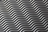 Wavy embossed aluminum