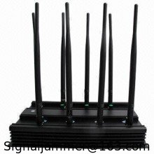 China Signal jammer | Adjustable 3G 4G Wimax Phone Jammer & GPS VHF UHF Bluetooth Signal Blocker supplier