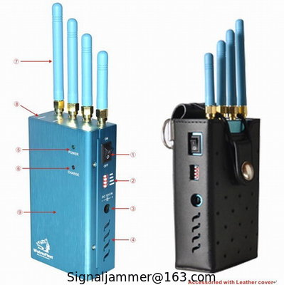 Signal jammer | Portable GPS Signal Jammer for GPS L1 L2 L3 L4 L5 supplier