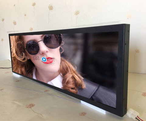 Metros on Board TV Mount 700nit Brightness 4000:1 Contrast Passenger Information LCD Display