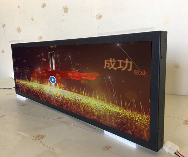 5ms Response and 1000:1 Contrast Wall Mount Subway LED Advertising Bus TV TFT LCD Monitor