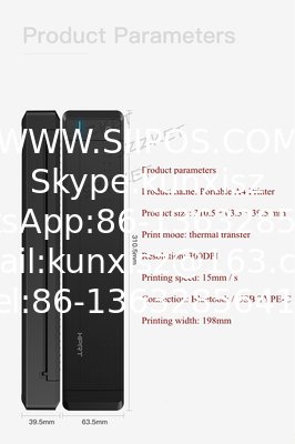 A4 portable printer Bluetooth USB built-in battery printing A4 plain paper thermal transfer A4 printer