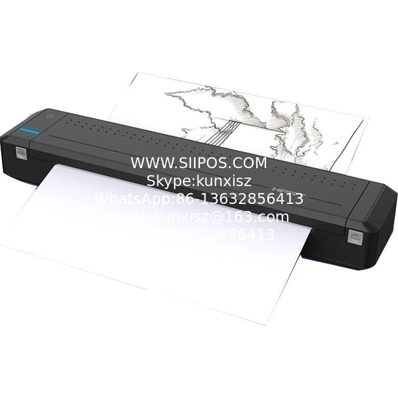 A4 portable printer Bluetooth USB built-in battery printing A4 plain paper thermal transfer A4 printer