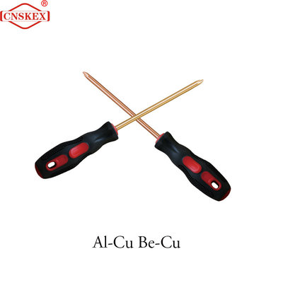 Non sparking Explosion-proof rubber handle cross screwdriver aluminum bronze