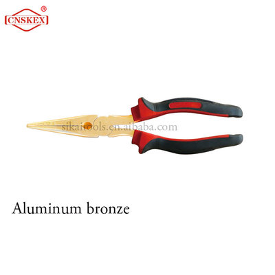 Underselling  non sparking  Explosion-proof pliers Snipe Nose 200mm al-cu