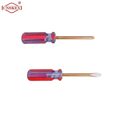 Hot sale Slotted screwdriver with explosion-proof plastic handle 200mm