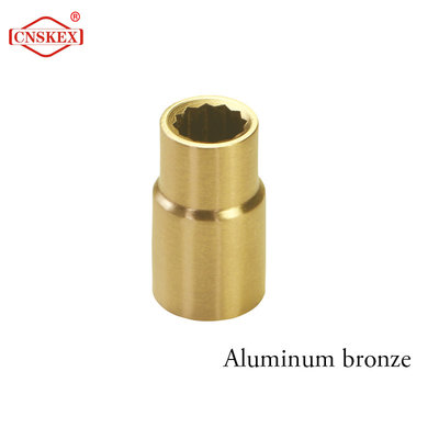 Non-spark explosion-proof sleeve head 3/8 "aluminum bronze