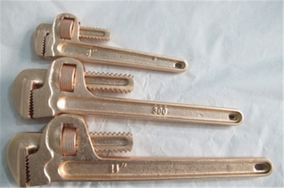 Factory selling a large number of non sparking anit-explosion wrench Pipe 14" Beryllium cooper