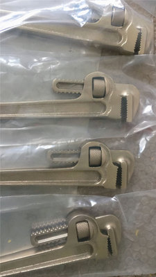 Factory selling a large number of non sparking anit-explosion wrench Pipe 14" Beryllium cooper