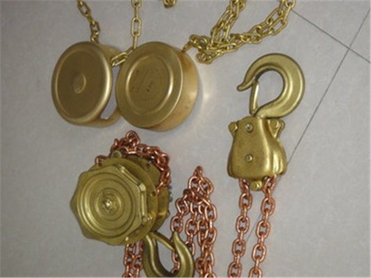 Non sparking tools Chain Hoist Al-cu Be-cu safety hand tools