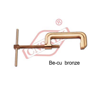 Non sparking tools anit explosion G Type Clip high quality Al-cu 60mm safety hand tools