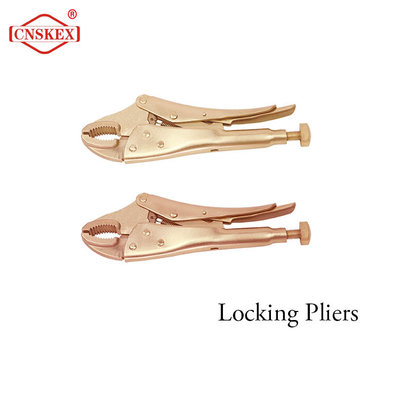 Non-sparking Locking Pliers non sparking Aluminum bronze 250mm