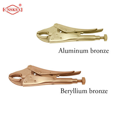Non-sparking Locking Pliers non sparking Aluminum bronze 250mm