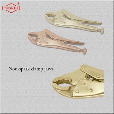 Non-sparking Locking Pliers non sparking Aluminum bronze 250mm