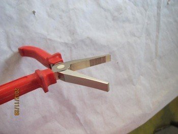 Non sparking anit-explosion Pliers Flat Nose Al-cu safety manual tools