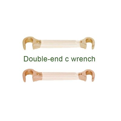 Non sparking wrench C-Type Double-end Al-cu safety hand tools 200mm