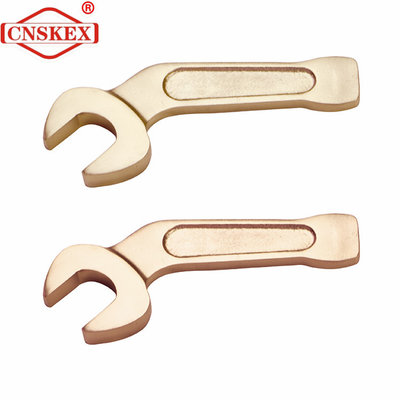Non sparking Wrench Bent Striking Open safety Hand tools Al-cu 41MM