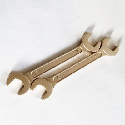 non sparking Wrench Double Open End hot sale  factory direct selling 21*23mm Aluminum bronze