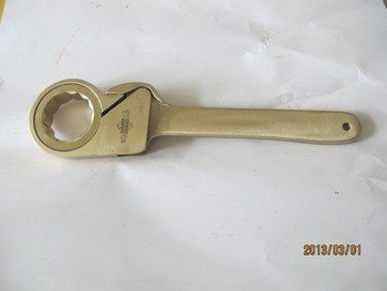 Sparkless friction ratchet wrench aluminum bronze safety hand tools