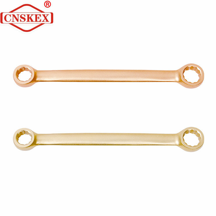 Non sparking tools anit-explosion Wrench Double Flax Box Al-cu 22*24mm  Safety hand tools