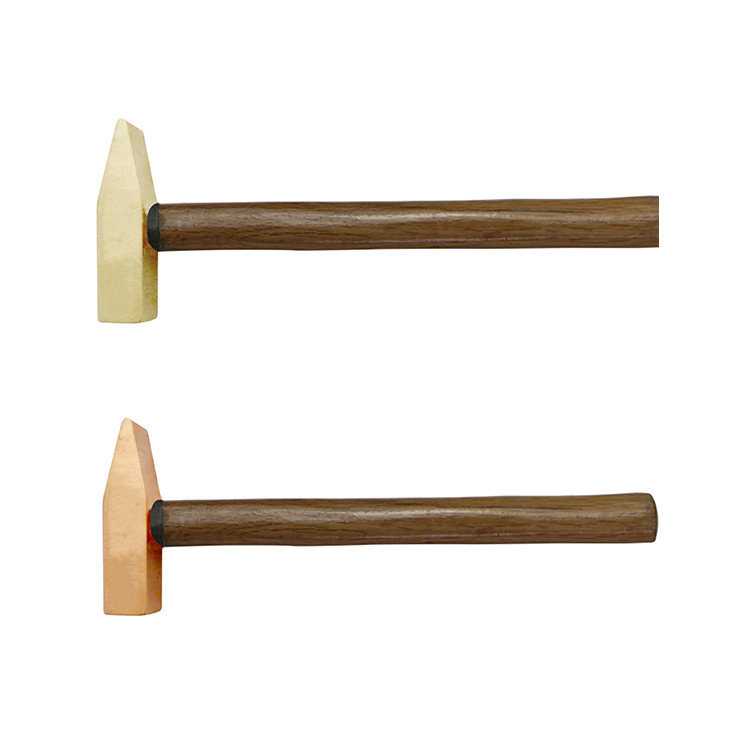 Sparkless Anit-explosion Hammer Cross Pein Engineers' Wooden handle 50g safety manual tools