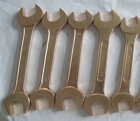 Hebei Sikai ，5.5*7-60*65，Be-Cu Al-Cu Alloy, Non-sparking Tools, Double Open End  Wrench