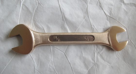 Hebei Sikai ，5.5*7-60*65，Be-Cu Al-Cu Alloy, Non-sparking Tools, Double Open End  Wrench