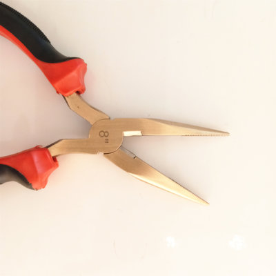 long nose pliers 8 inch non sparking tools beryllium copper tools