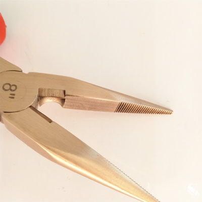 long nose pliers 8 inch non sparking tools beryllium copper tools