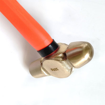 ball pein hammer with fiber handle aluminum bronze non sparking tools