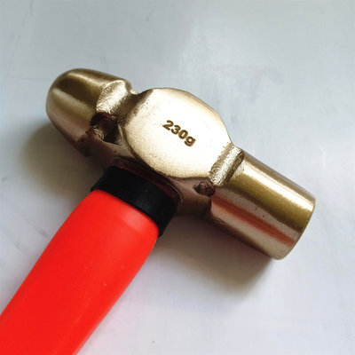 ball pein hammer with fiber handle aluminum bronze non sparking tools