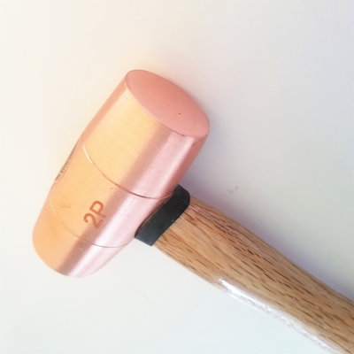 anti spark hand tools drum type copper hammer with wood handle