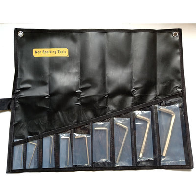 anti spark hand tools aluminum bronze alloy hex key wrench set