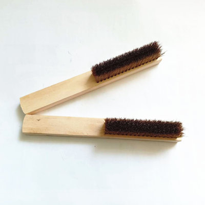 non sparking hand tools brass brush with long wood handle
