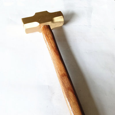 wooden handle sledge hammer aluminum bronze spark proof hand tools
