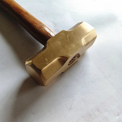 wooden handle sledge hammer aluminum bronze spark proof hand tools