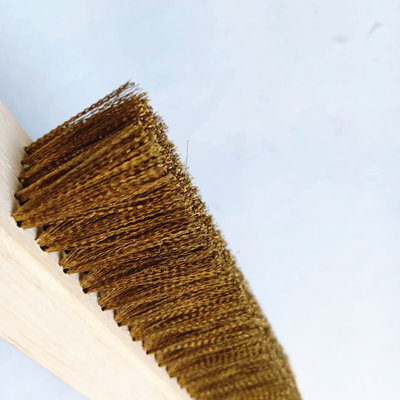 non sparking safety tools 290mm brass brush for cleaning the metal surface