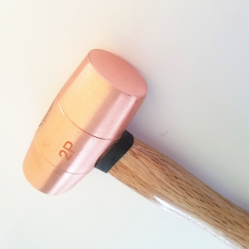 anti spark hand tools drum type copper hammer with wood handle